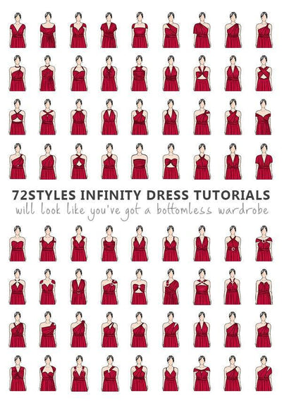 Step By Step Styling Tips | How To Wear A Convertible Infinity Dress