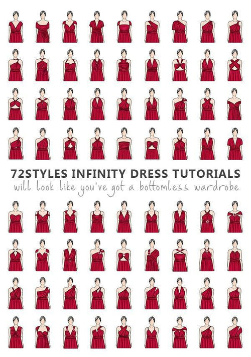 Step By Step Styling Tips | How To Wear A Convertible Infinity Dress