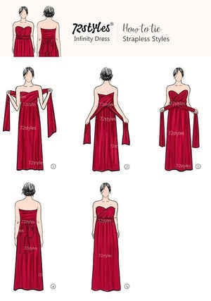 Step By Step Styling Tips | How To Wear A Convertible Infinity Dress