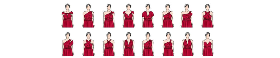 Step By Step Styling Tips | How To Wear A Convertible Infinity Dress
