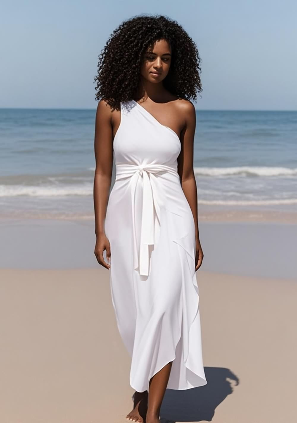 White Infinity Beach Dress | One-Size Cover Up with 24 Styles