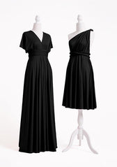 Buy 72Styles Infinity Dress, Black Multiway Convertible Dresses