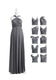 Buy Charcoal Grey Infinity Dress, Multiway Dress - InfinityDress.com