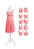 Buy Coral Pink Infinity Dress, Multiway Dress - InfinityDress.com